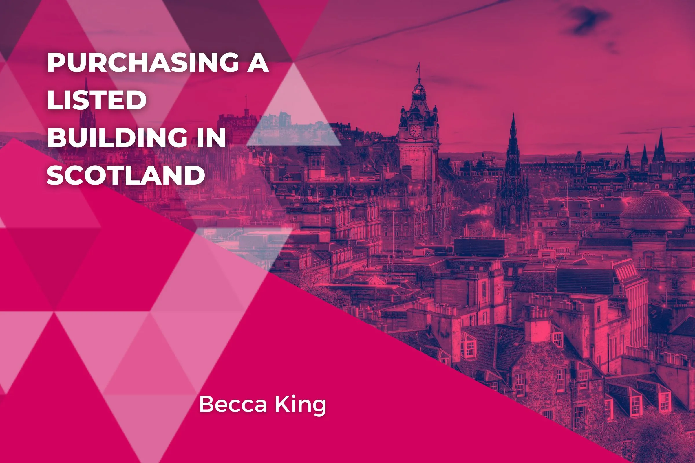 Purchasing a Listed Building in Scotland - MSHB